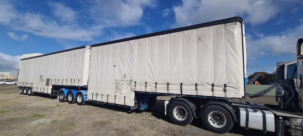 2009 VAWDREY B DOUBLE DROP DECK CURTAINSIDERS for sale