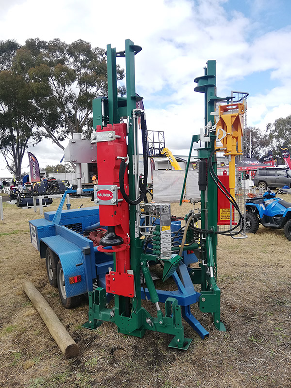 Munro Engineers offers post driver options - Trade Farm Machinery