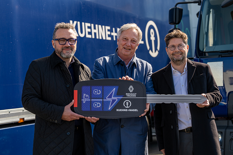 Kuehne+Nagel receives first Renault electric truck | News