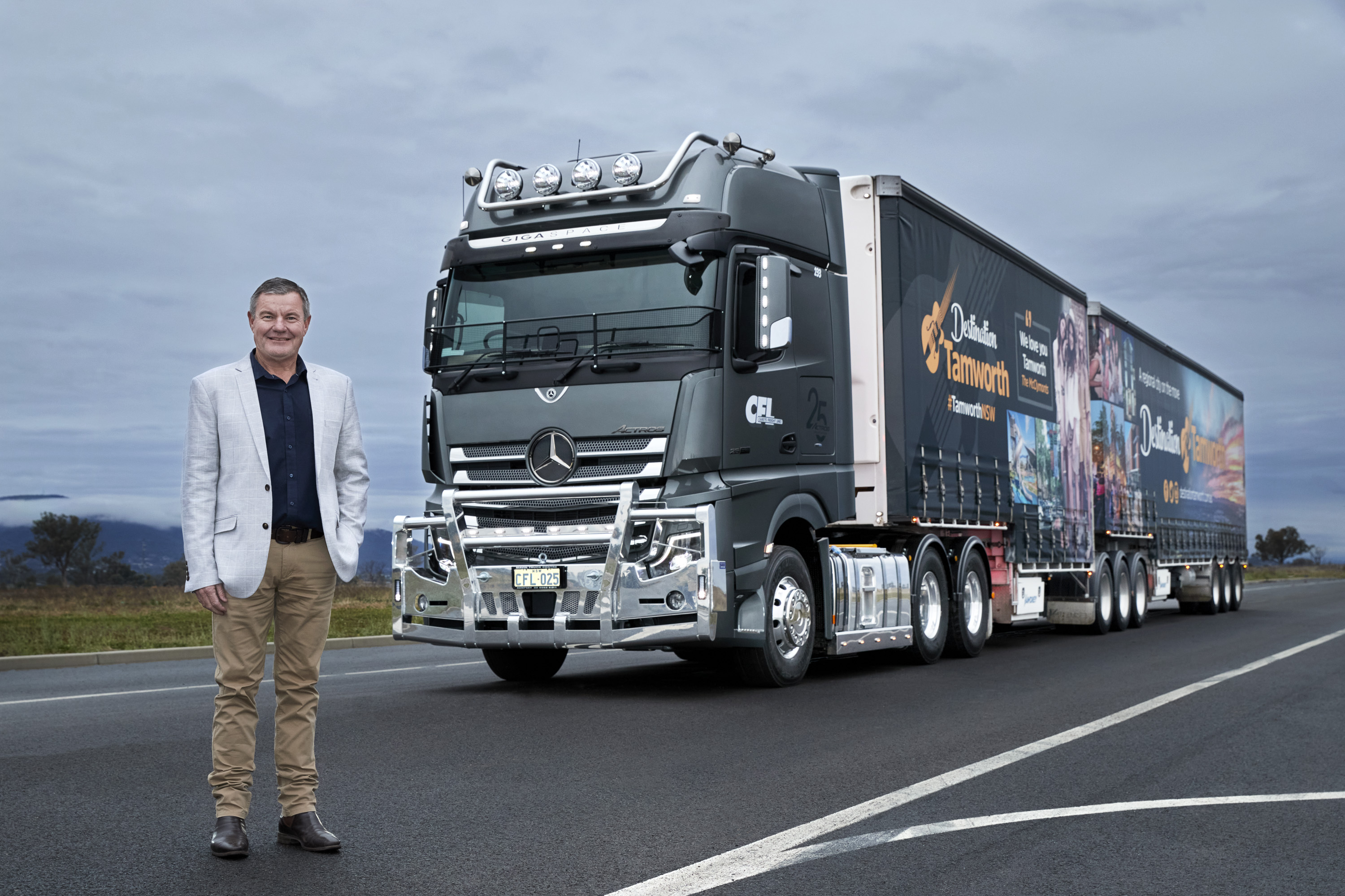 Mercedes-Benz Actros celebrates quarter of a century in Australia in style