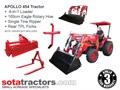 APOLLO 45HP TRACTOR - HORTICULTURAL PACKAGE for sale (refcode TA1024385)