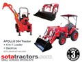 APOLLO 35HP TRACTOR + 4 IN 1 LOADER + BACKHOE for sale (refcode TA918880)