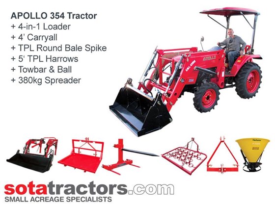 Apollo 35hp Tractor - Equestrian Package Tractors for sale in ...