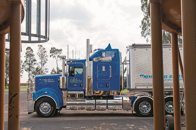 The big blue rig with a cause