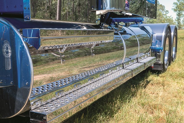 The big blue rig with a cause