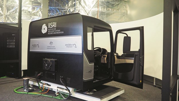 Behind the virtual wheel