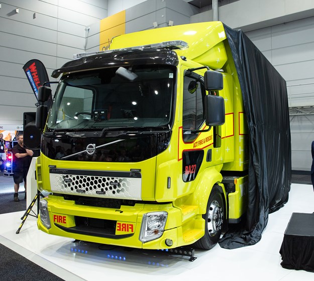 ACT receives country's first all electric fire truck