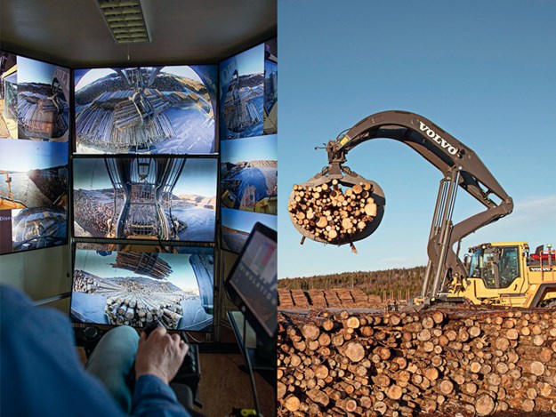 Volvo trials remote high-lift wheel loader - TradeEarthmovers