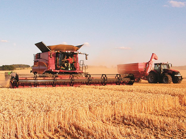 Annual global food production drops