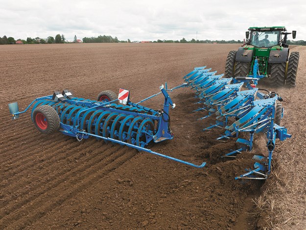 Lemken VarioPack furrow press adds trailer