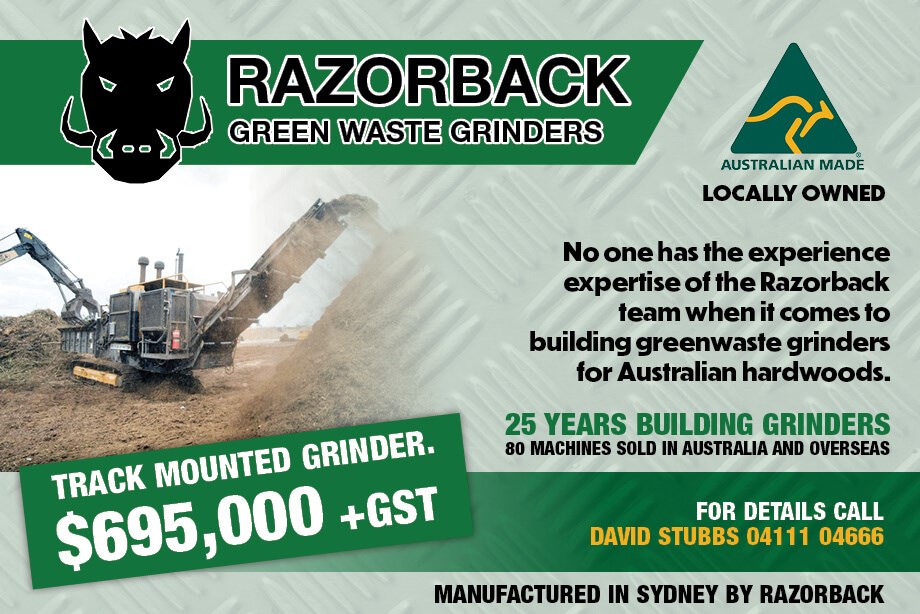 Razorback Green Waste Grinders – Best priced machine on the market ...