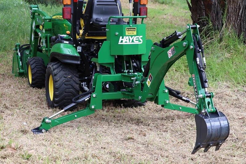 HAYES TRACTOR 3 POINT LINK BACKHOE SUB COMPACT