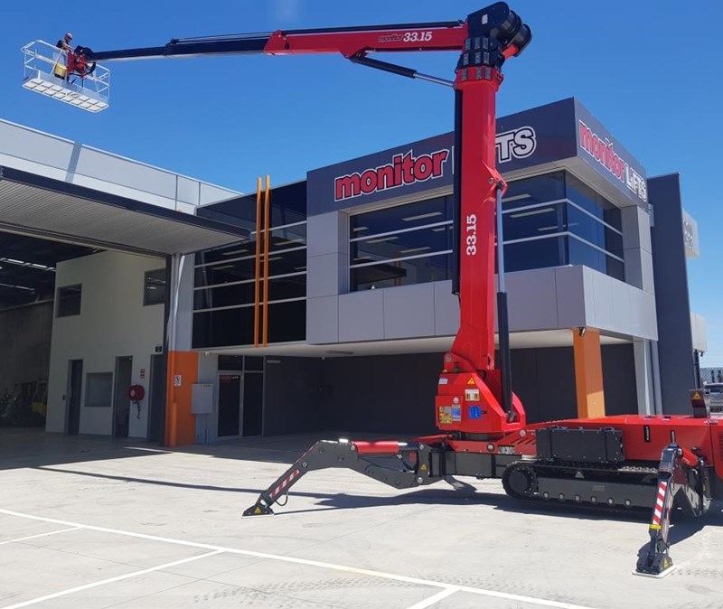 2020 PLATFORM BASKET MONITOR - 3315 LBD - 33M HYBRID SPIDER LIFT