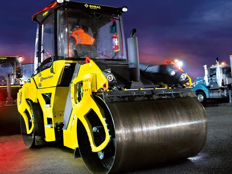 BOMAG tandem rollers cover story