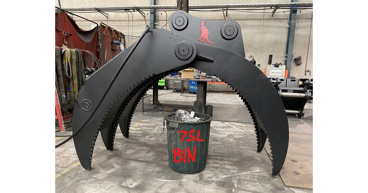 ROO ATTACHMENTS 20-24 TON HYDRAULIC GRAB for sale