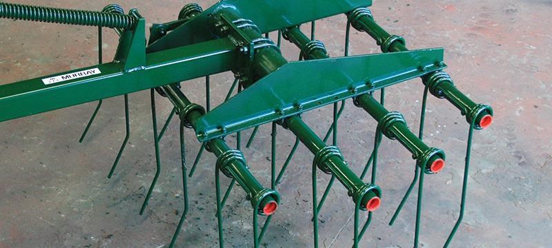 MURRAY 1.83M KINKED SPRING TINE 4 RANK HARROW MEDIUM DUTY COMPLETE UNIT ...