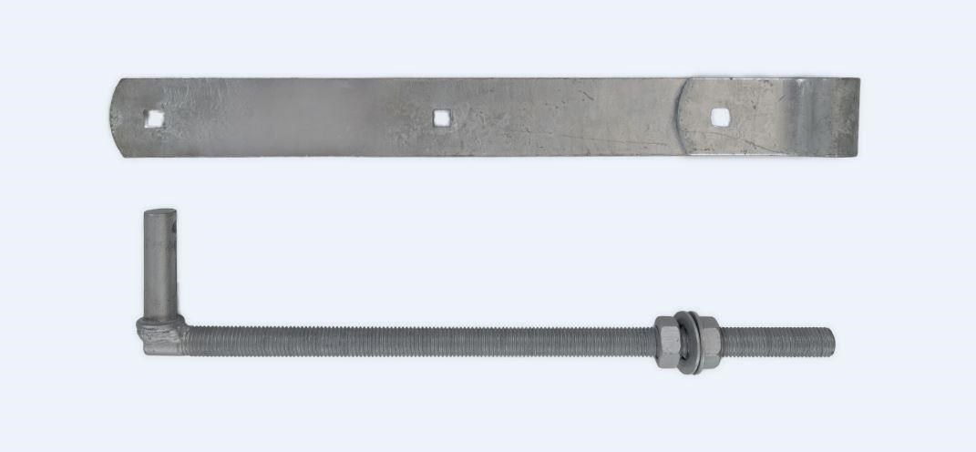 ROTECH RURAL 450MM TIMBER GATE STRAP & GUDGEON HINGE for sale