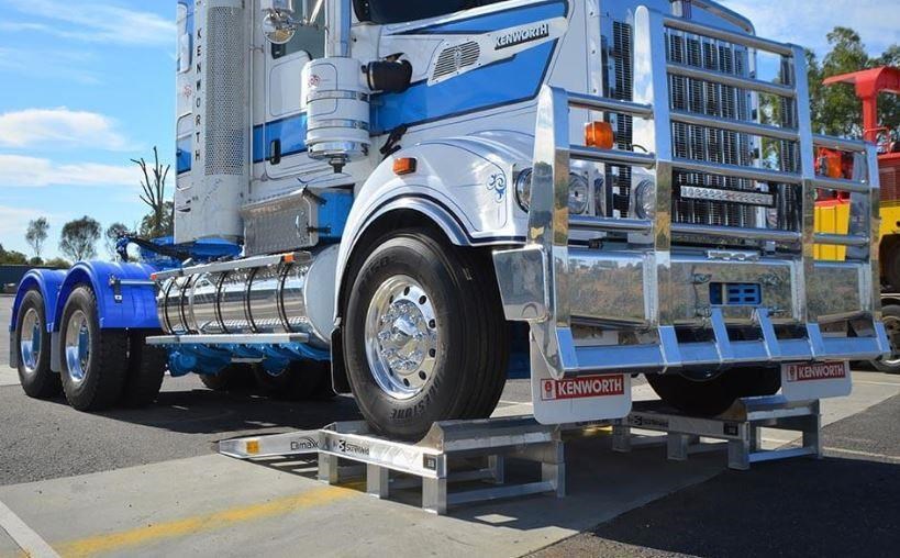 SUREWELD 7.5 TONNE WHEEL RISER RAMP WITH 217CM BED, 1.42M RAMP (70CM ...