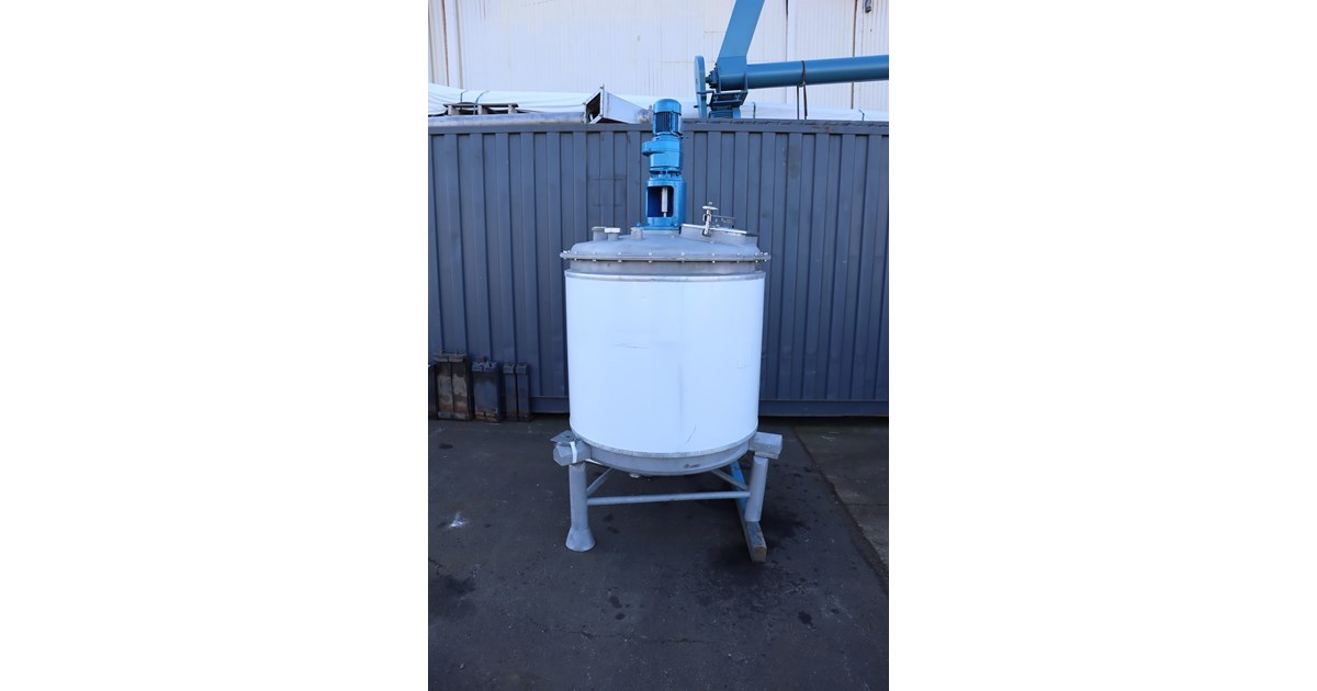 STAINLESS STEEL INSULATED JACKETED TANK MIXER 600L for sale (refcode ...
