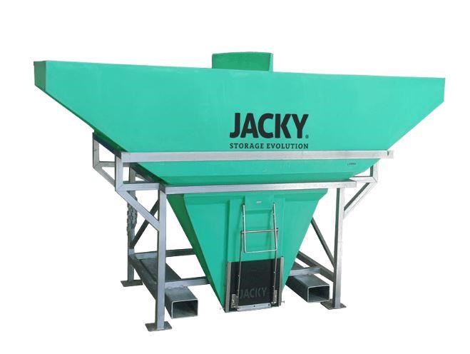 JACKY STORAGE 1,700L TOP SIDE DISCHARGE BIN (BUCKET FILL - NO LID) for ...
