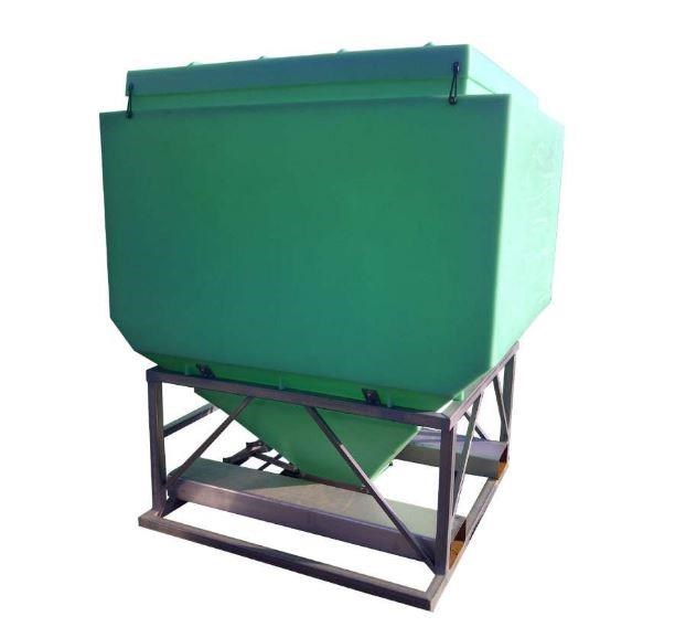 JACKY STORAGE 1,700L CENTRE (FAST DISCHARGE) BIN (LOW PROFILE) for sale ...