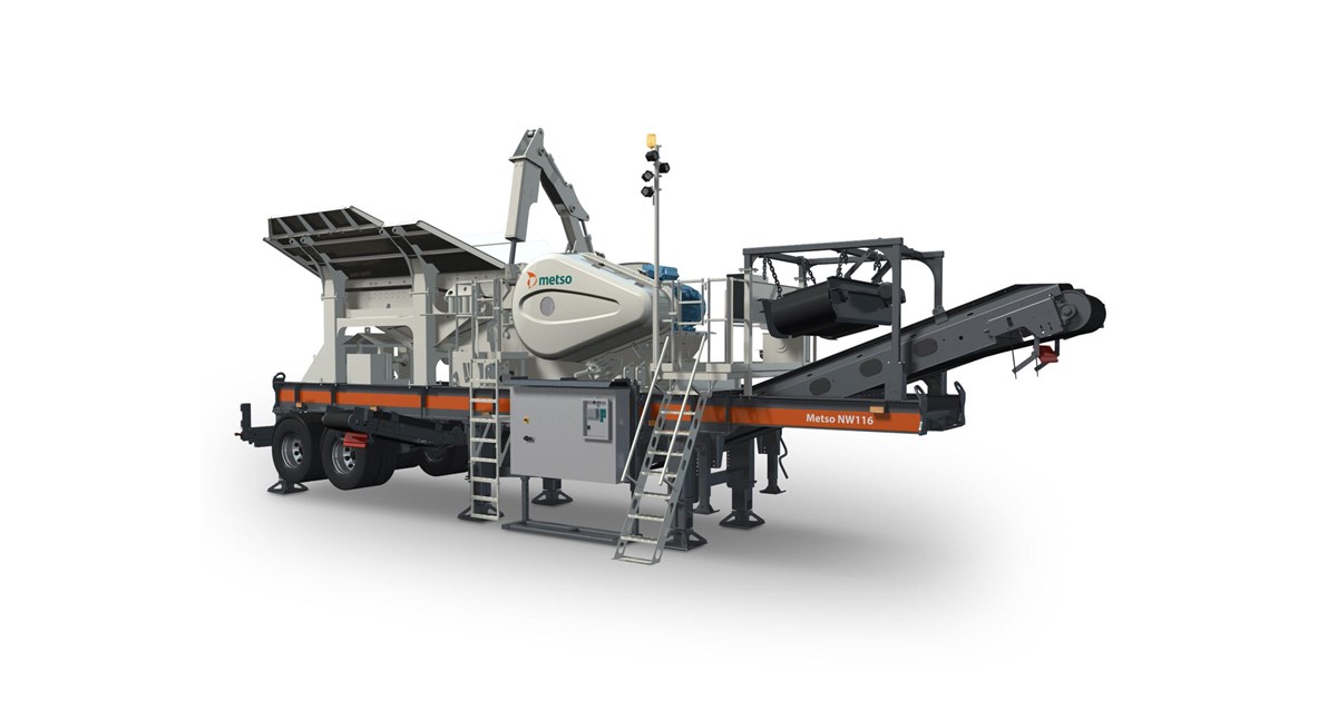 METSO NW116 RAPID PORTABLE JAW CRUSHER for sale