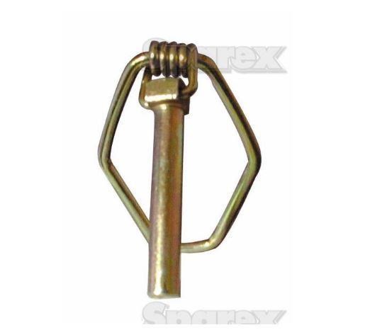 SPAREX SPRING RETAINED SAFETY LINCH PIN (10MM PIN DIA, 58MM TOTAL ...