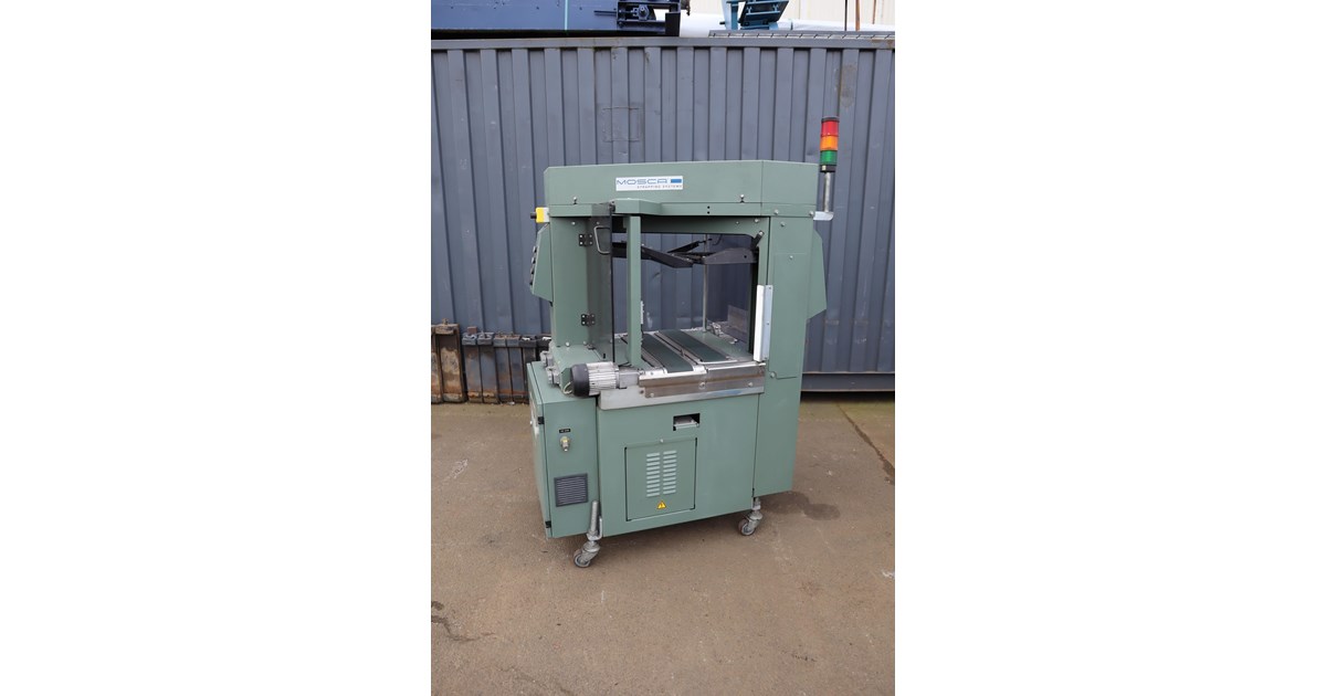 MOSCA RO-TRI-5 AUTOMATIC STRAPPING PACKAGING MACHINE for sale