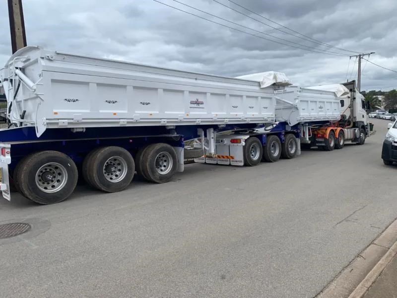 FREIGHTMORE TRANSPORT 2024 SIDE TIPPER A & B- DOUBLE SET UP OR ROAD ...