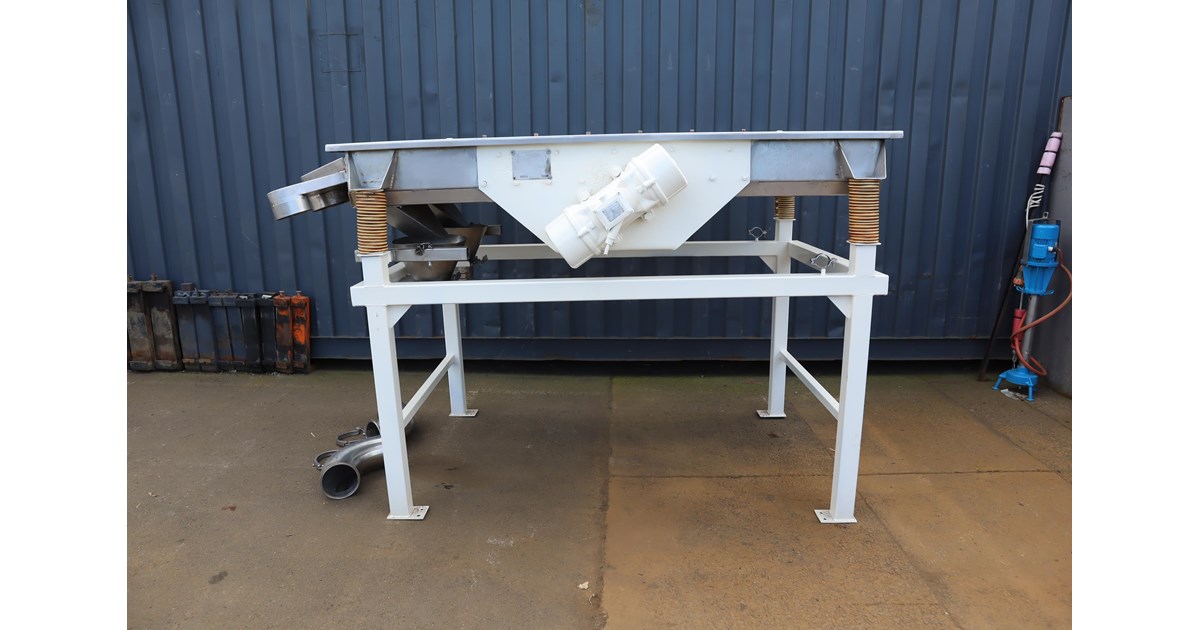 MASETO LARGE VIBRATING VIBRATORY FEEDER SIEVE SHAKER TABLE SEPARATOR ...