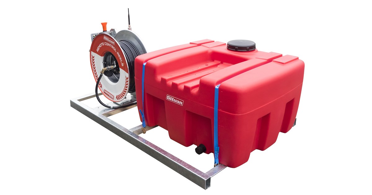 SILVAN 400L REMOTE CONTROL SKID SPRAYER (SINGLE REEL - ELECTRIC START ...