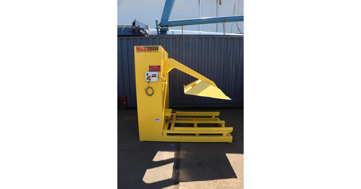 WASTECH INDUSTRIAL 3 CUBIC METRE FRONTLIFT BIN PRESS for sale (refcode ...