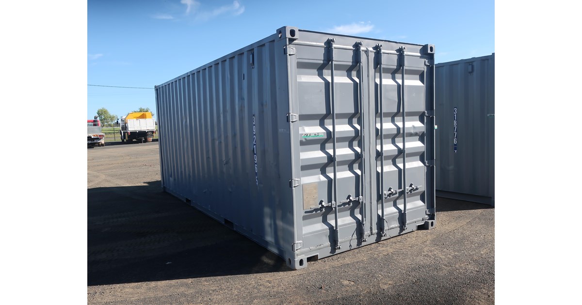 2008 CUSTOM 20FT SHIPPING CONTAINERS INTERIOR AND EXTERIOR DUST COAT ...