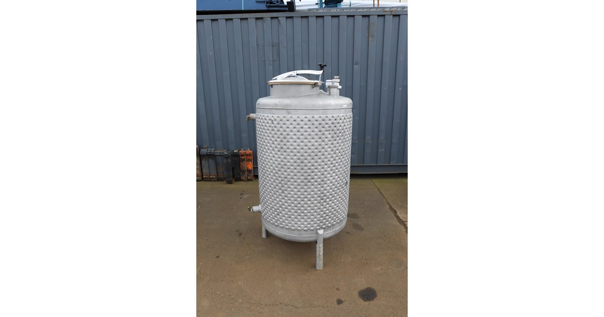 STAINLESS STEEL DIMPLE JACKETED TANK 600L for sale (refcode TA1154302)