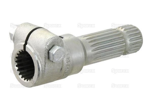 SPAREX PTO ADAPTOR WITH CLAMP BOLT - 1 3/8" FEMALE SPLINE, 21 X 1 3/8 ...