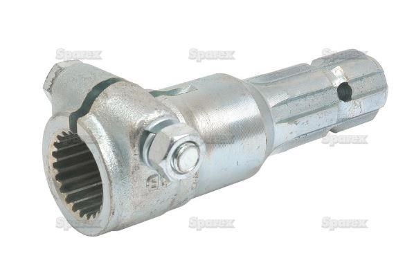 SPENCO PTO ADAPTOR WITH CLAMP BOLT - 1 3/8" FEMALE SPLINE, 21 X 1 3/8 ...