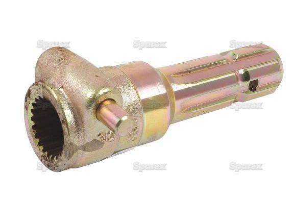 SPAREX PTO ADAPTOR WITH QUICK RELEASE PIN - 1 3/8" FEMALE SPLINE, 21 X ...