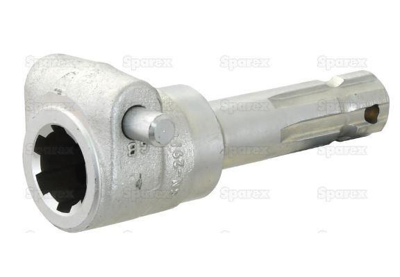 SPAREX PTO ADAPTOR WITH QUICK RELEASE PIN - 1 3/8" FEMALE SPLINE, 6 X 1 ...