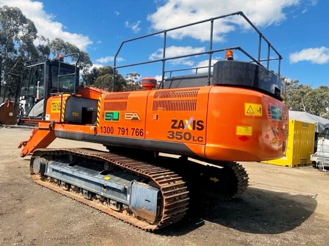 2018 HITACHI ZX350 TELESCOPIC CLAMSHELL EXCAVATOR for sale