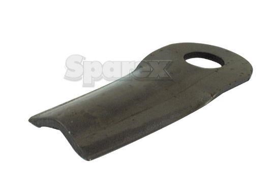SPAREX MOWER BLADE TAPERED - 128 X 50 X 4MM (RH & LH) - REPLACEMENT FOR ...