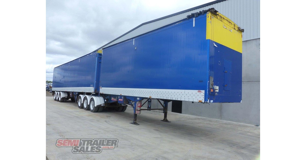 2008 BARKER CHIP BIN B DOUBLE SET PLATFORM TIPPERS for sale (refcode ...