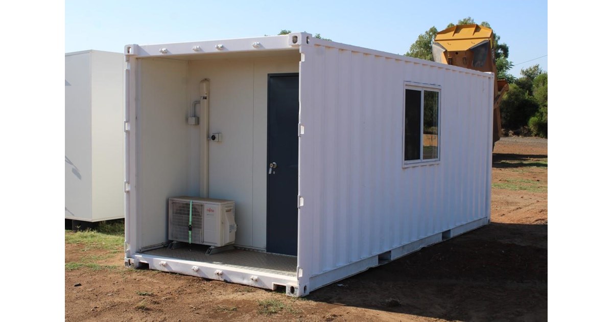 2022 CUSTOM BUILT 20 FOOT CONTAINER OFFICE/ BED ROOM for sale