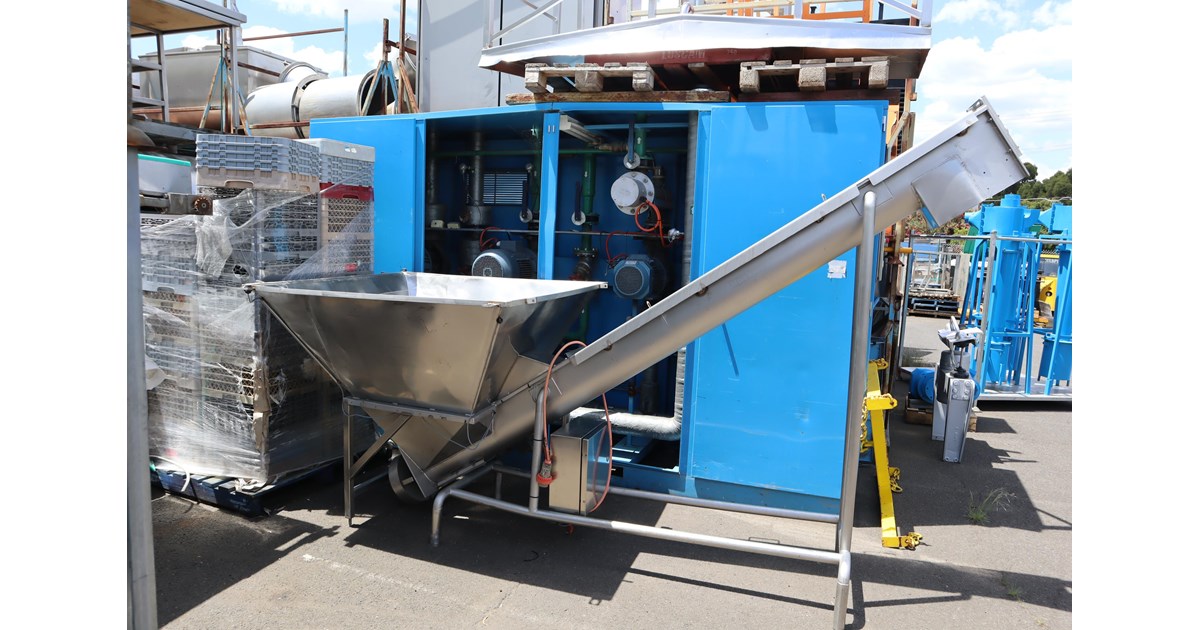 MACKIES LARGE STAINLESS HOPPER AUGER FEEDER for sale