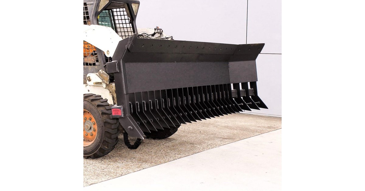 2022 NORM ENGINEERING NEW NORM STICK RAKE DOZER BLADE SKIDSTEER Dozer ...