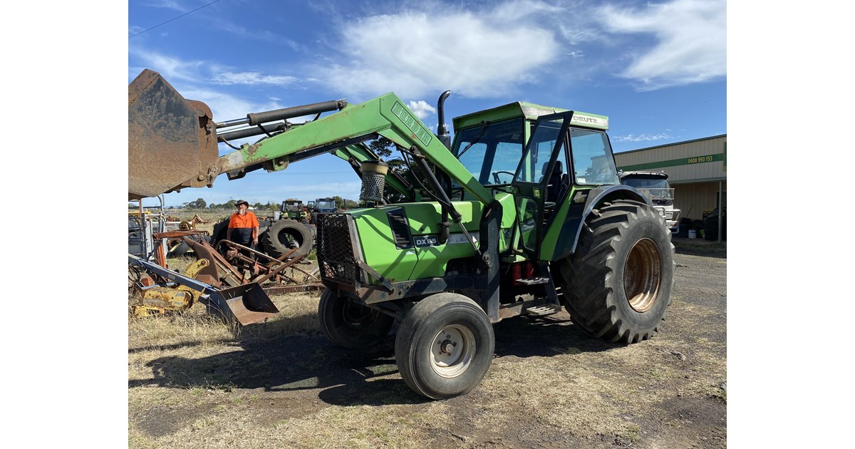 DEUTZ DX85 TRACTOR. WITH LOADER for sale (refcode TA1165630)