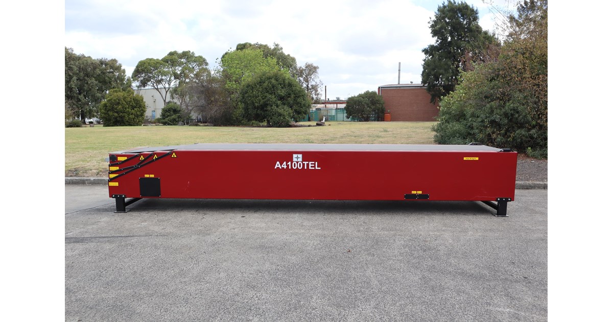 CALJAN BELTTRAC LONG EXTENDABLE TELESCOPIC BOOM MOTORISED BELT CONVEYOR ...