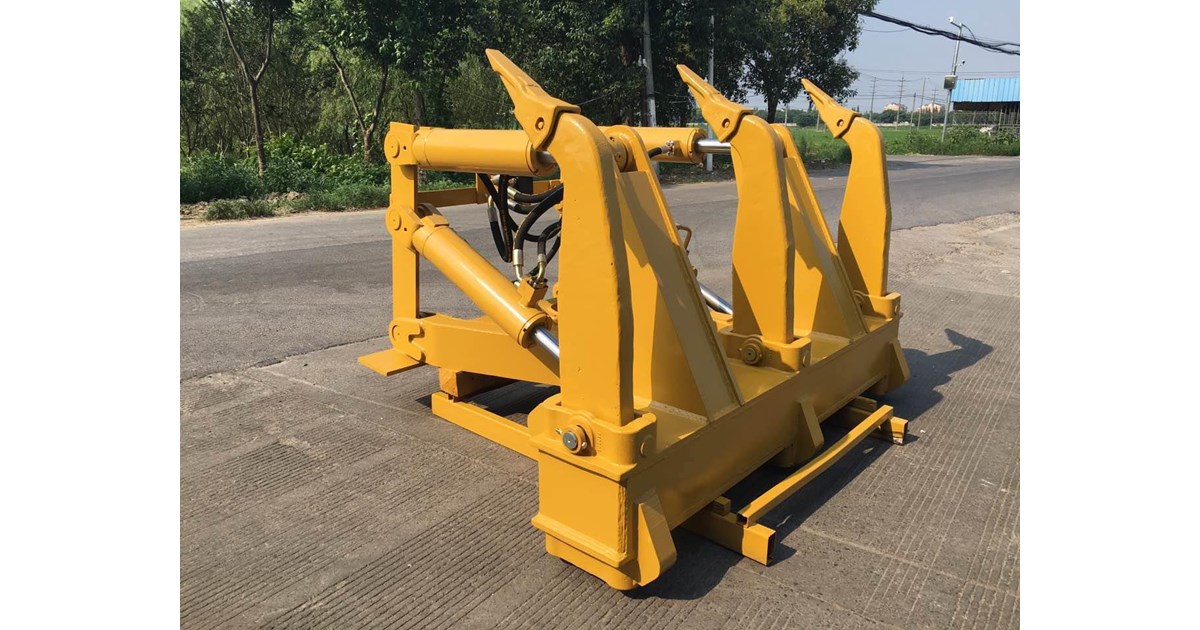 2024 BEDROCK ATTACHMENTS D7E QUAD BARREL DRAWBAR MULTI SHANK RIPPER for ...