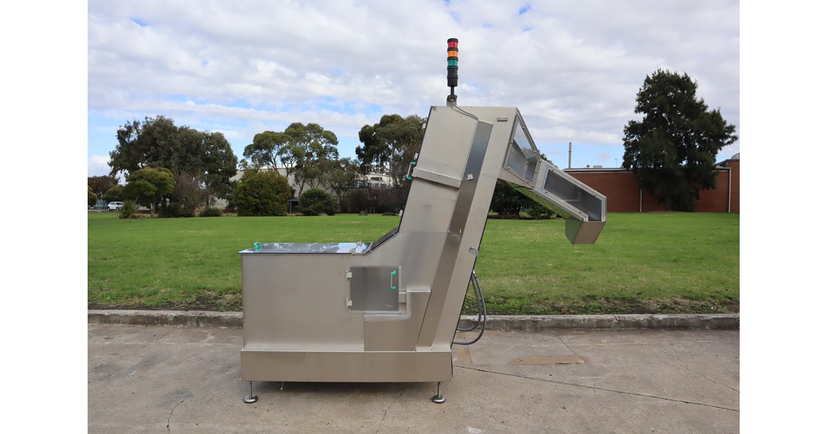 OZAF STAINLESS STEEL HOPPER FEEDER ELEVATOR CONVEYOR for sale (refcode ...