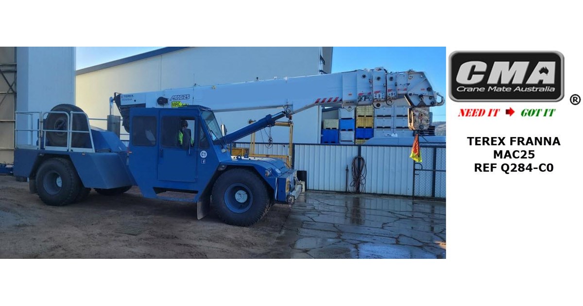2010 TEREX FRANNA TEREX FRANNA CRANE MAC25 *10YR CERTIFICATION* for sale