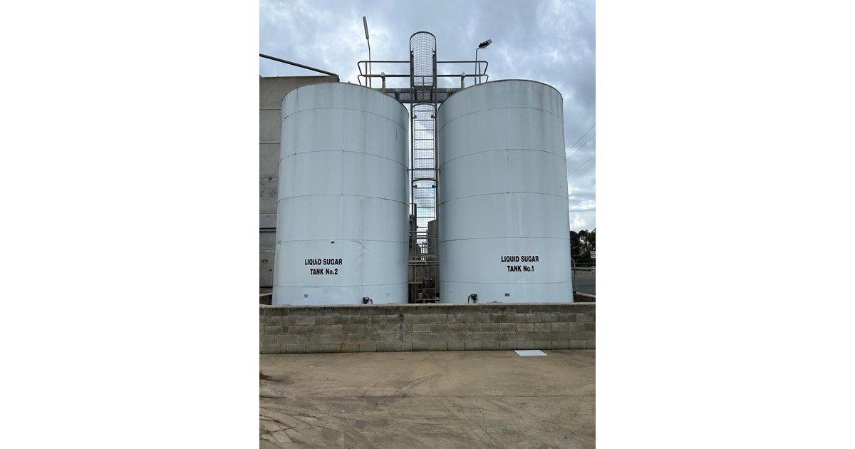 JACKETED LIQUID SUGAR TANK 77000L for sale